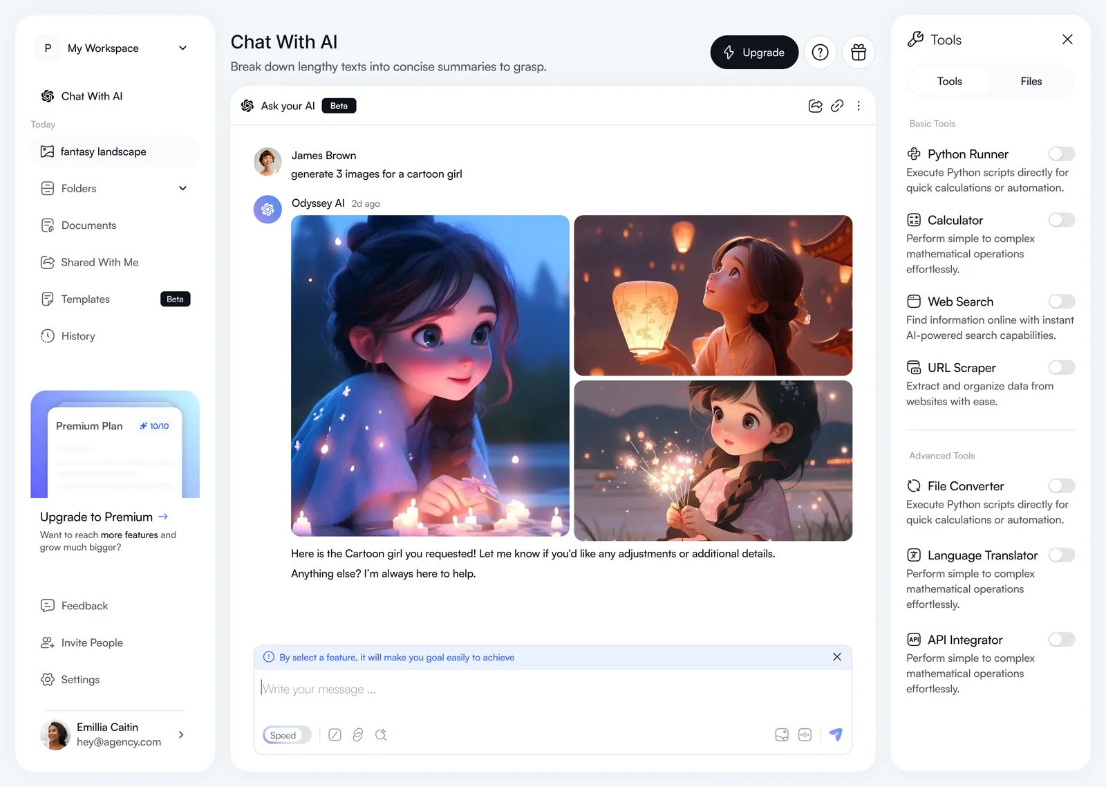 AI Writer – Piku WordPress Theme